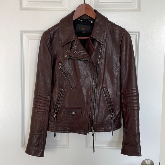 Coach | Jackets & Coats | Coach Leather Moto Jacket | Poshmark